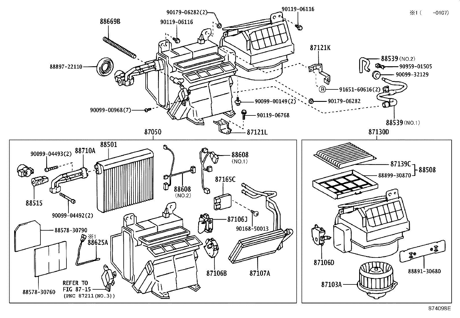 Кондиционер: охлаждающая система для Лексус IS200/300, 1999/01 - 2005/ ...