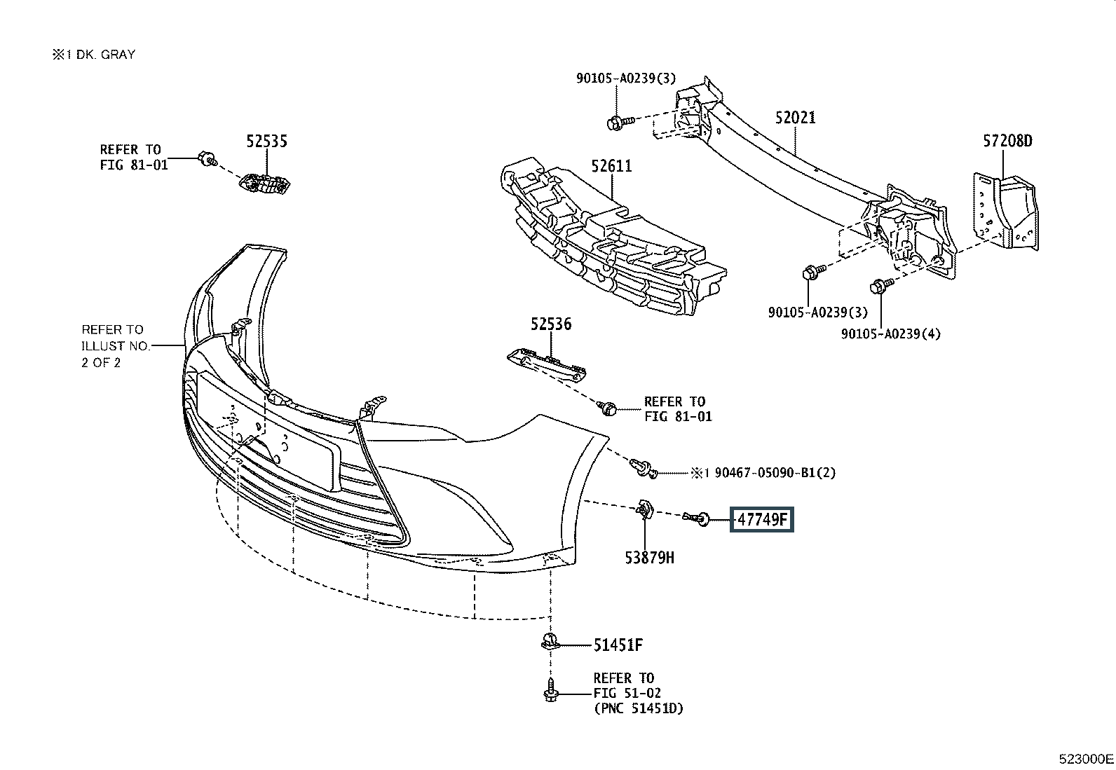 Запчасти Лексус: деталь 4774950090