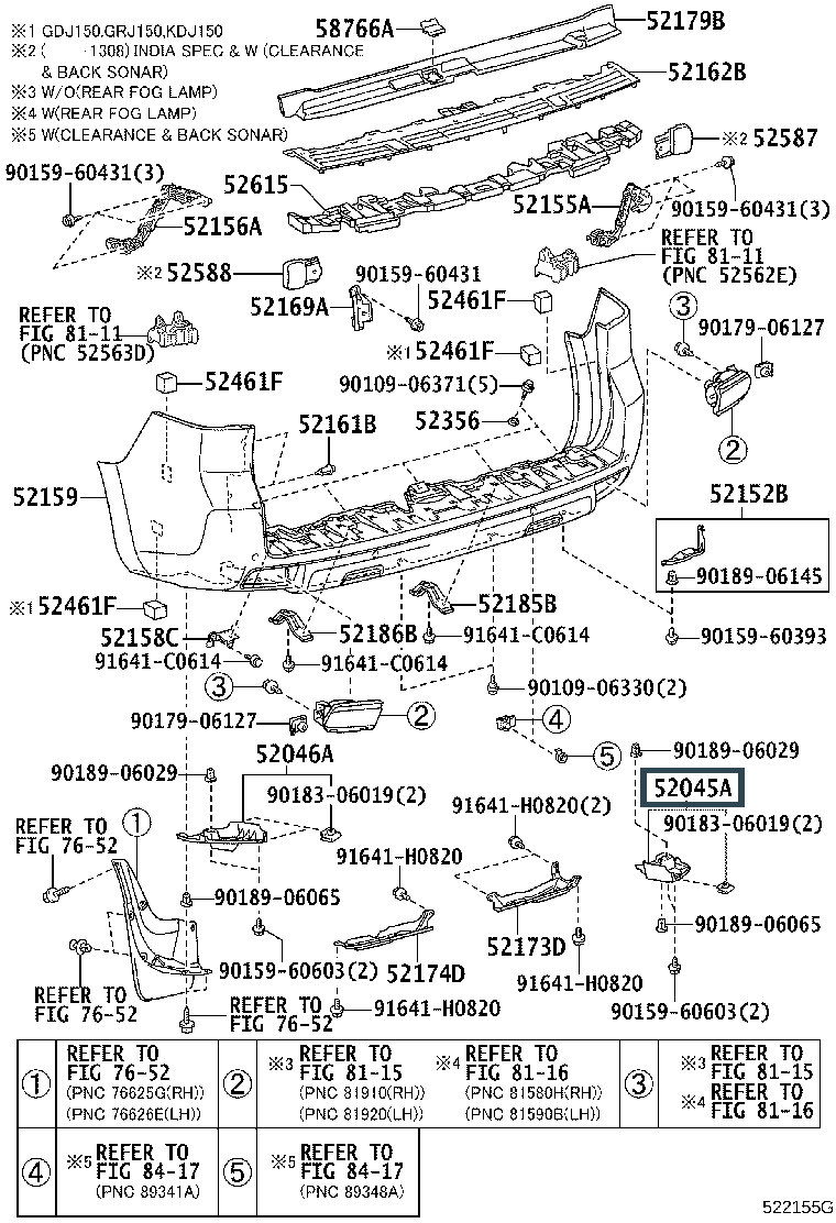 Запчасти Лексус: деталь 5872360020