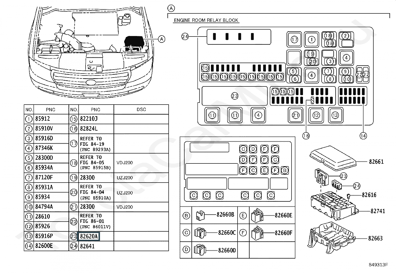 Запчасти Лексус: деталь 826200C030
