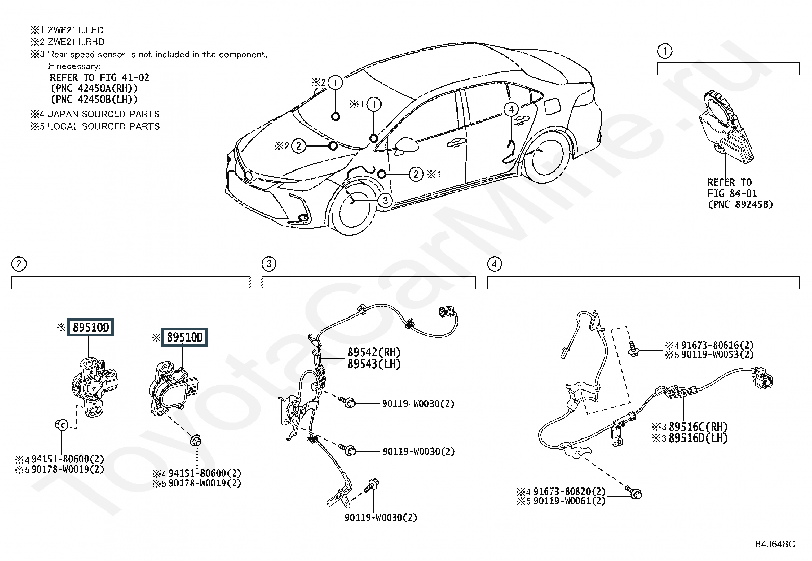 Запчасти Лексус: деталь 8951047040