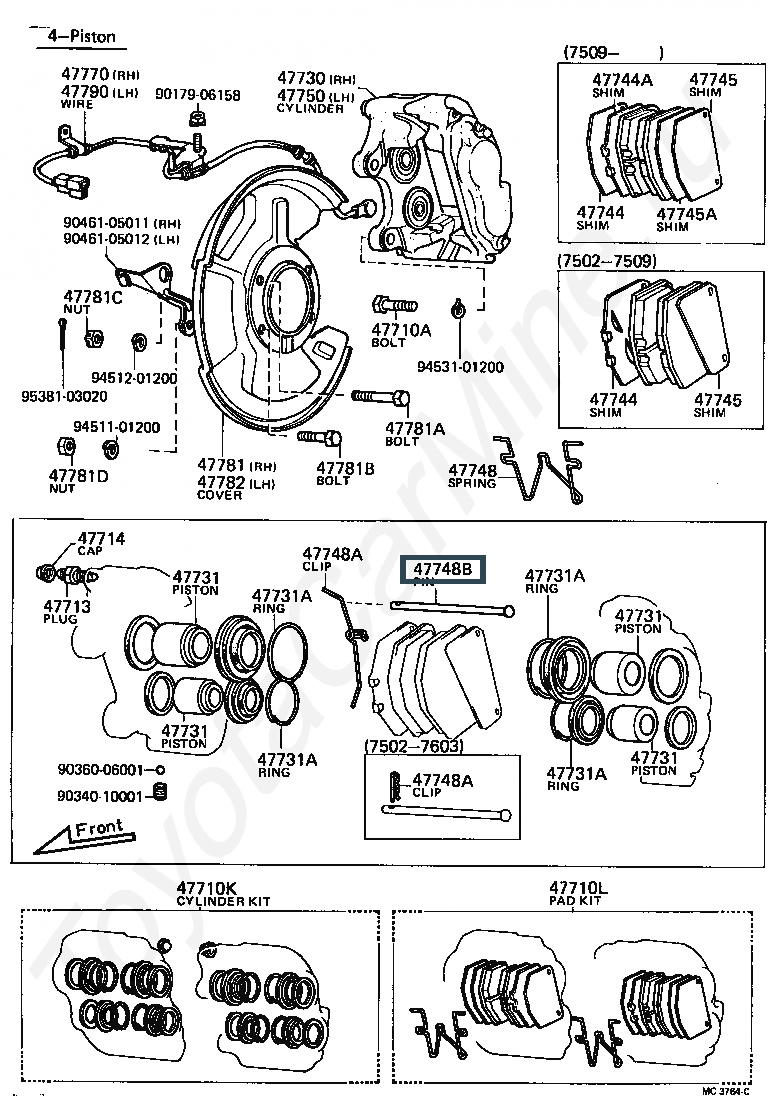 Запчасти Лексус: деталь 9024006158