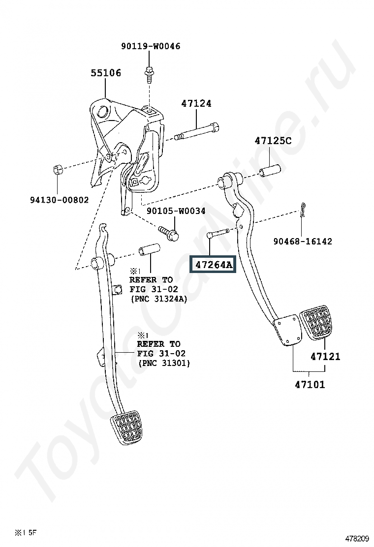 Запчасти Лексус: деталь 9024908051