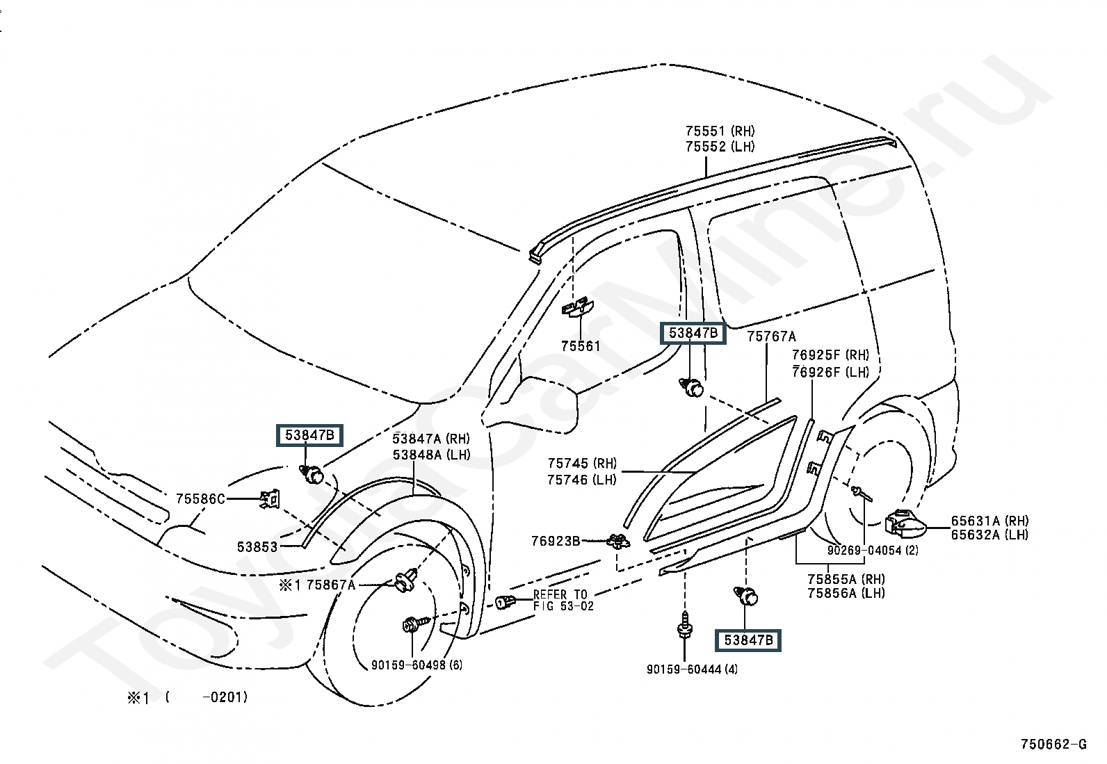 Запчасти Лексус: деталь 9046710162