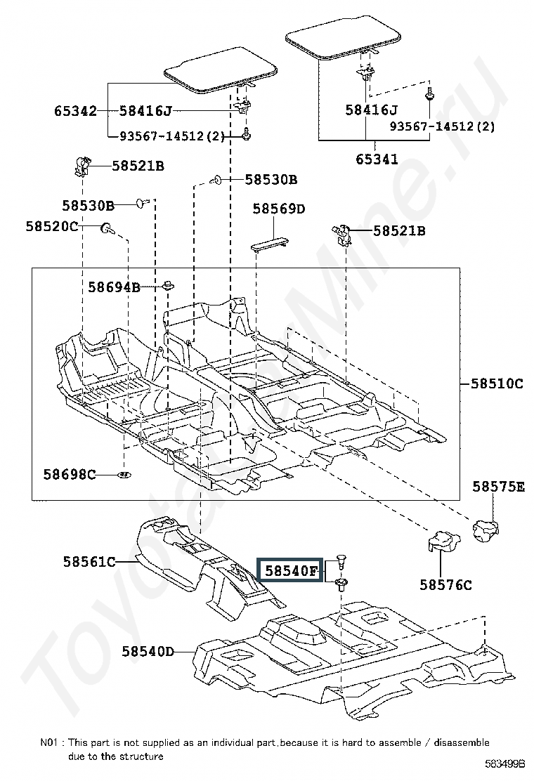 Запчасти Лексус: деталь 9046710210