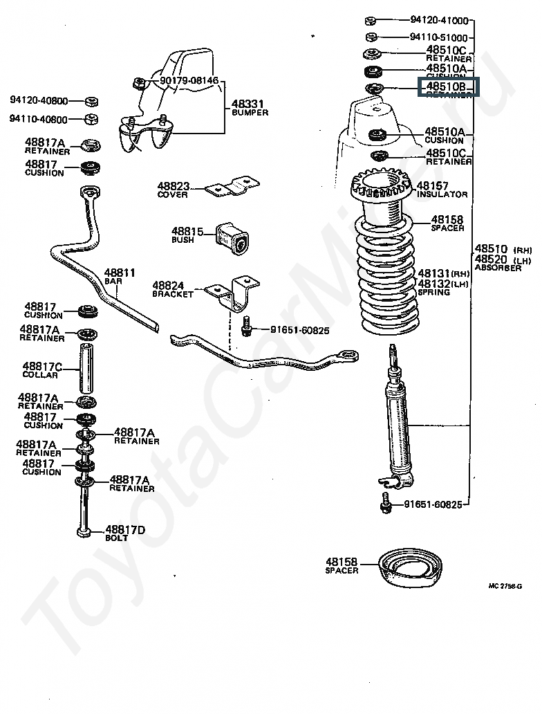 Запчасти Лексус: деталь 9094802034