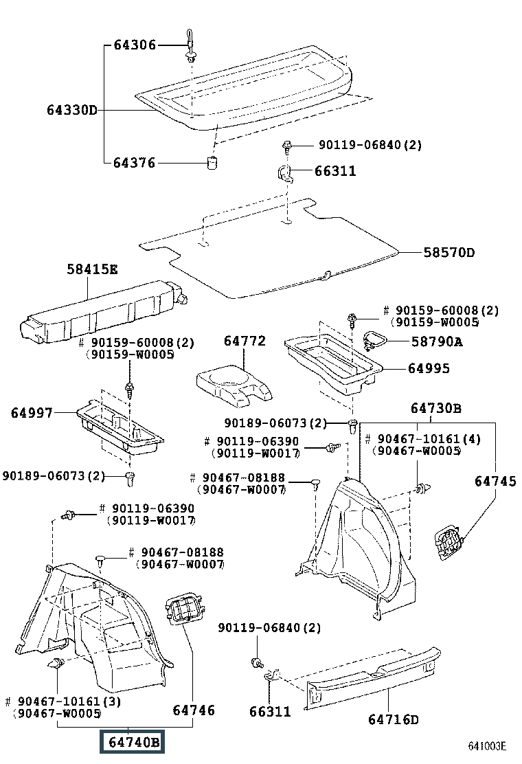 Запчасти Лексус: деталь 9098011148