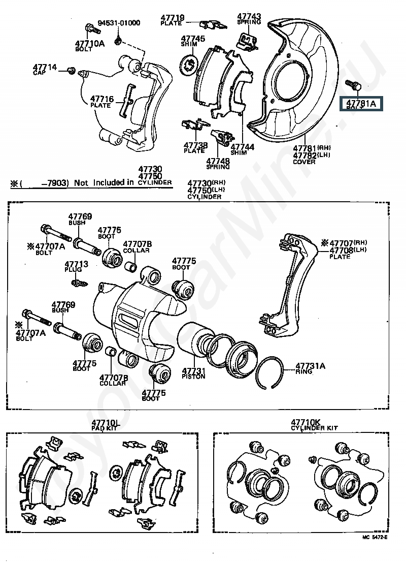 Запчасти Лексус: деталь 9161140612